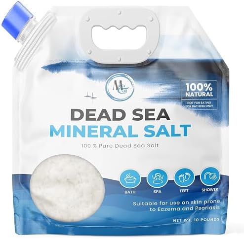 Amazon.com : Minera Dead Sea Salt, 100% Pure & Natural, 5 lbs. Fine ...