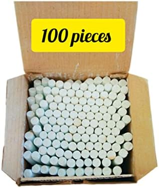 white colour chalk piece box pack of 100 pieces : Amazon.in: Home & Kitchen