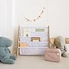 Amazon.com: 3 Sprouts Recycled Fabric Kids Bookshelf – 4-Tier Sling ...