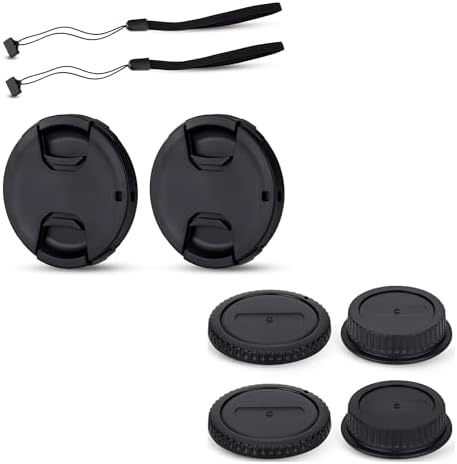 Amazon.com : JJC 58mm Front Lens Cap Cover & EF EF-S Mount Body Cap ...
