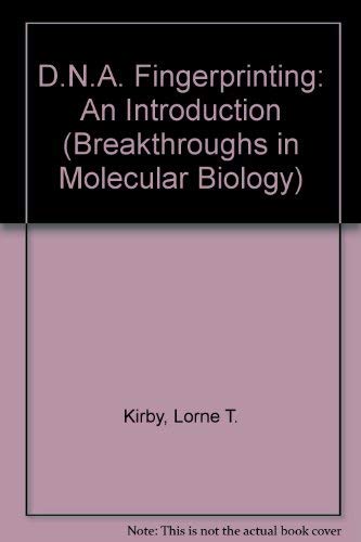 Amazon.com: DNA Fingerprinting: An Introduction (Breakthroughs in ...