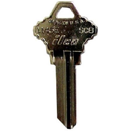 KABA ILCO SC4-1145A Ilco, Key Blank for Schrage Lockset, 6 Pin, C-Keyway