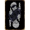 Amazon.com: Jujutsu Gojo Satoru Anime Poster Comics Vintage Classic Tin ...