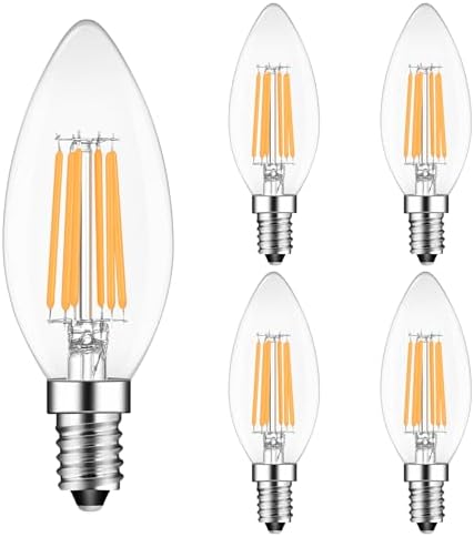 Sokkldccd E14 Led Light Bulb 6W, SES Small Edison Screw Candle Light ...