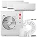 Amazon.com: OLMO 36,000 BTU Tri Zone 12000 + 12000 + 18000 BTU Wall ...