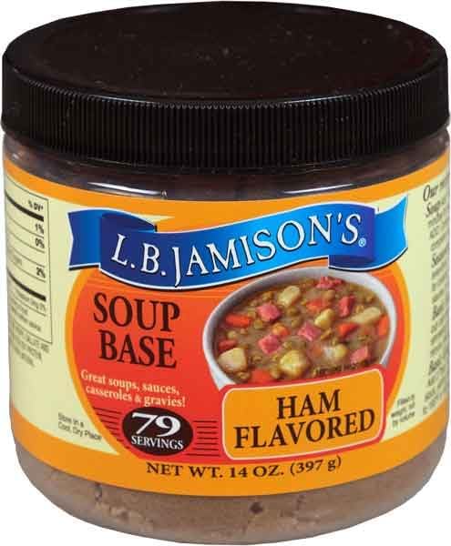 Amazon.com : L.B. Jamison's Ham Flavored Soup Base, 3-Pack 14 oz. Jars ...