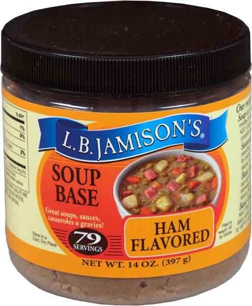 Amazon.com : L.B. Jamison's Ham Flavored Soup Base, 3-Pack 14 oz. Jars ...