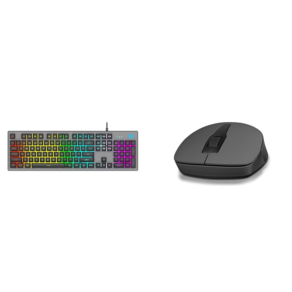 Amazon.in: Buy HP K500F Backlit Membrane Wired Gaming Keyboard with ...