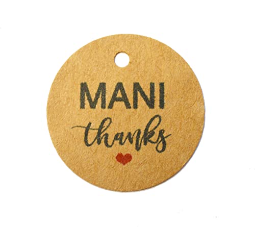 Amazon.com: Mani Thanks Favor Gift Tags, Nail Polish Tags, Bridal ...