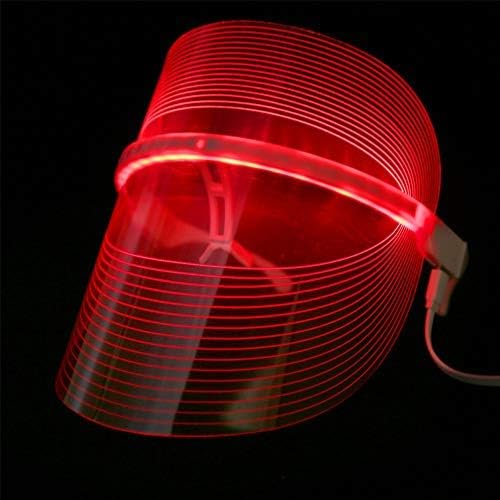 3 Colors LED Facial Mask Photon Therapy Facial Mask Spectral Skin ...
