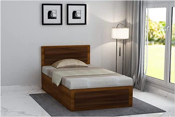 V Create Store Engineered Wood Single Bed with Box Storage | Wooden Bed ...