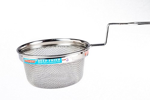 Buy Champak Stainless Steel deep Fry jara(Poha jara) (Size no 4) Online ...