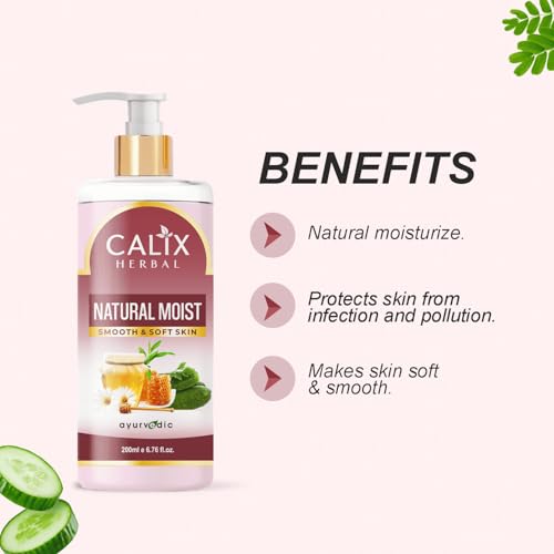Calix Herbal Organic Natural Moist Lotion For Face & Body With Honey ...