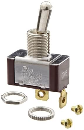 Eaton XTD1F2A2 Toggle Switch, Screw Termination, Off-On Action, SPST ...