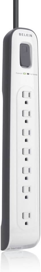 Amazon.com: Belkin 7-Outlet SurgeMaster Home Series Power Strip Surge ...