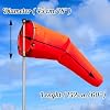 Amazon.com : 18" Diameter x 60" Long Heavy-Duty Nylon Windsock – UV ...
