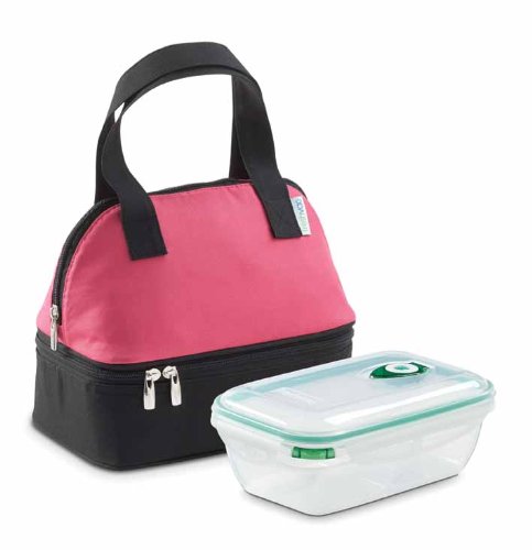 FreshVac LP1-111 LunchpacPre Round, Pink/Black : Amazon.in: Garden ...