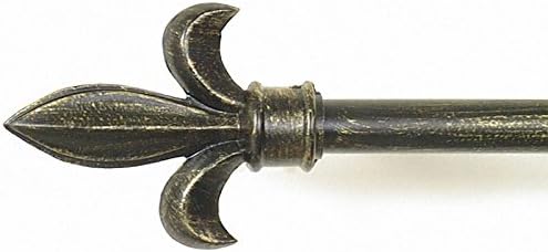 Amazon.com: Fleur de Lis Tapestry Rod Set- Large : Home & Kitchen