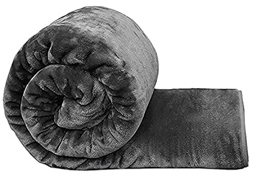 Buy Swidon 500 TC Mink Floral Embossed Super Soft Heavy Bed Velvet for ...