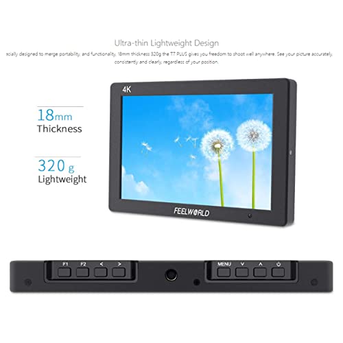 FEELWORLD T7 Plus 7″ 3D LUT On-Camera Field Monitor 4K HDMI IPS 1920× ...
