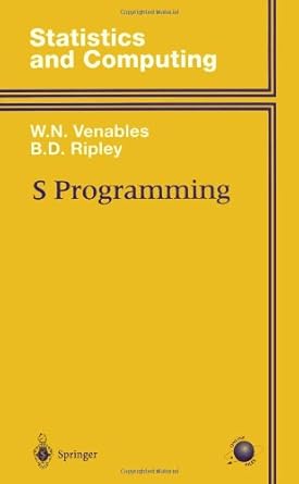 S Programming (Statistics and Computing): 9780387989662: Computer ...