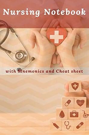 Nursing Notebooks with Mnemonics and Cheat sheets - orange pattern ...