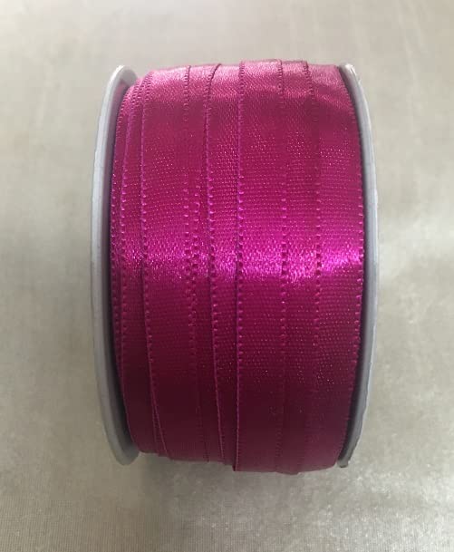 Striped Satin Ribbon (45 Meters, 6mm) for Bridal Gift wrap, Wrapping ...