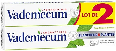 Vademecum Laboratories Whitening & Plantes Toothpaste 2X75ML : Amazon ...