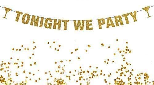 Amazon.com: Tonight We Party, Wedding Banner, New Years Banner ...