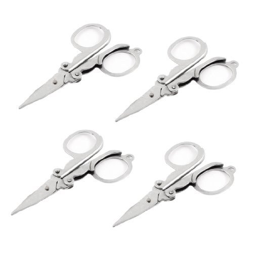Alcoa PrimeMetal Folding Paper Shred Cutting Scissor 4Pcs Silver Tone ...