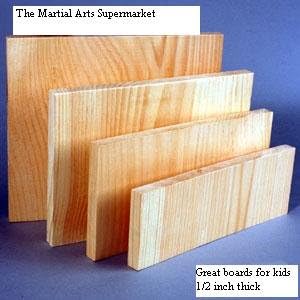 Amazon.com: Wooden Breakable Karate Boards -4 x 12 x 1/2" Thick set of ...