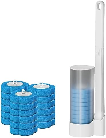 Disposable Toilet Wand Kit - Disposable Toilet Brush, Toilet Cleaning ...