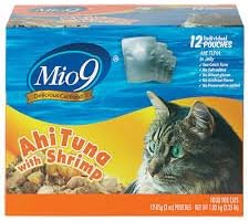 Amazon.com : Mio 9 Ahi Tuna with Shrimp, Box of 12 3 Oz Packets ...