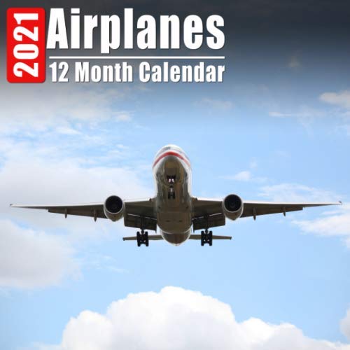 Mini Calendar 2021 Airplanes: Beautiful Airplane Photos Monthly Small ...