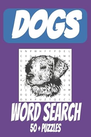 Dog Word Search Puzzle Book: Word Searches with Easy to Read Print ...