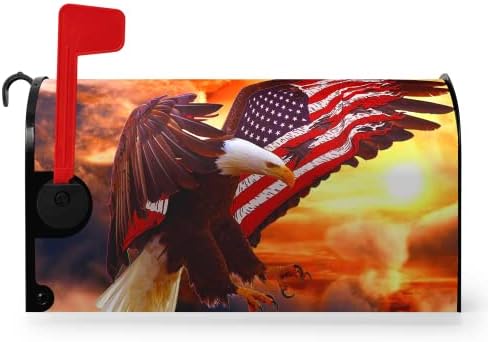 Amazon.com: American Flag Mailbox Covers Magnetic Memorial Day Outdoor ...