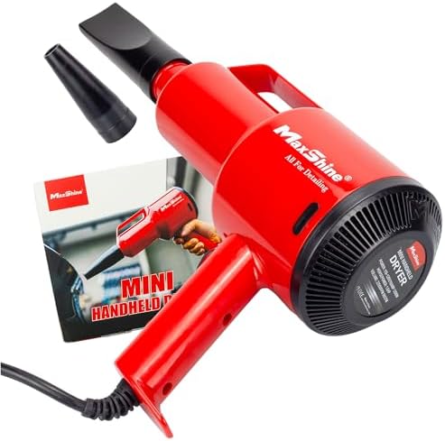 Amazon.com: Maxshine Mini Car Dryer Air Blower with 2 Focused Nozzles ...