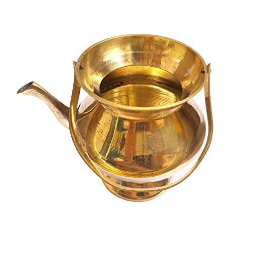 Svaroopam® Pure Brass Kalash Kamandal for Temple | GangaJali Pital ...