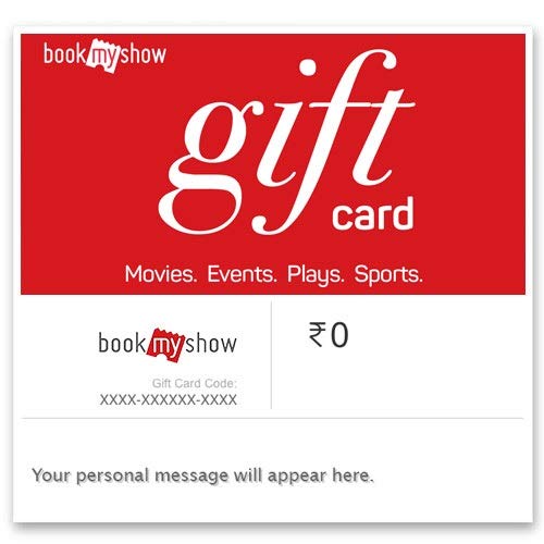 BookMyShow Digital Voucher : Amazon.in: Gift Cards