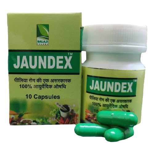 Buy BALAJI'S Jaundex Capsule, Effective Jaundice Relief Capsule, 10 ...