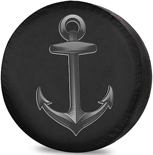 Amazon.com: Spare Tire Cover Nautical Anchor Weatherproof Dust-Proof ...