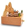 Amazon.com: EFLSYFC Handmade Wooden Rotating Music Boxes - Musical Box ...