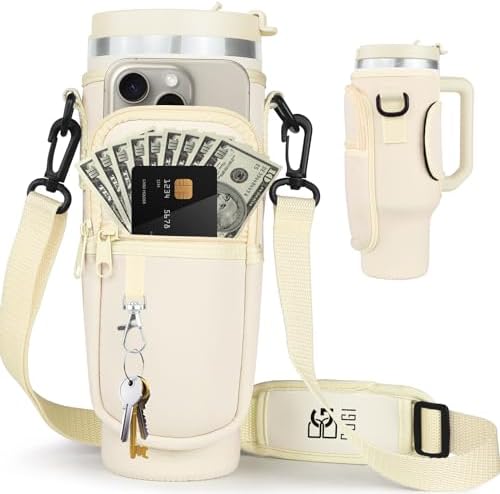 Amazon.com: BOGI Water Bottle Carrier Bag with Phone Pocket for Stanley ...