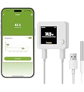 Amazon.com: WiFi Freezer Thermometer Alarm with Digital Monitor Hub ...