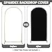 Amazon.com : MODFUNS Black Arch Cover 5ft 6ft 7ft Wedding Arch Cover ...