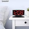 Amazon.com: Sharp Home LED Digital Alarm Clock – Swivel Base - Outlet ...