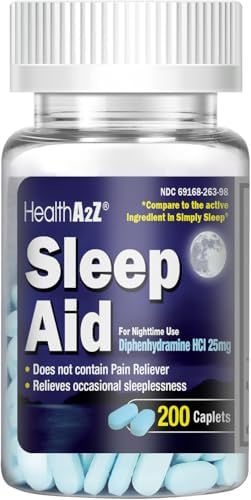 Amazon.com: GenCare - Sleep Aid Diphenhydramine HCL 25mg Blue Caps (100 ...