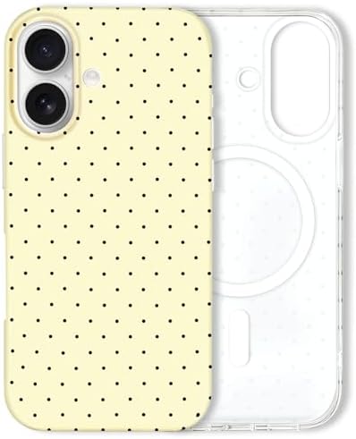 Amazon.com: Hython for iPhone 16 Case Cute Polka Dot Aesthetic Design ...