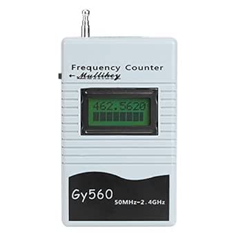 Portable Frequency Counter, GY560 50Mhz to 2.4Ghz Portable Frequency ...