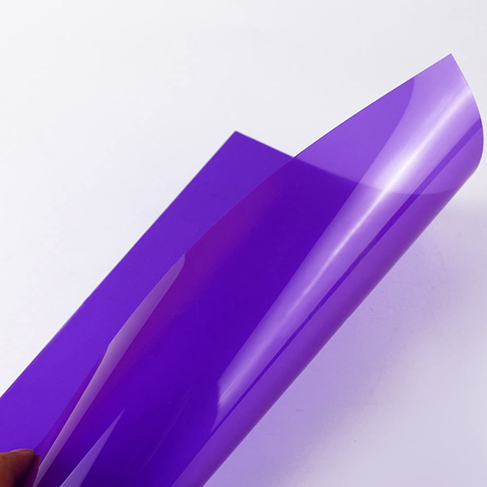 Tong Gu 5 hojas de plástico flexible de PVC A4 de colores transparentes ...